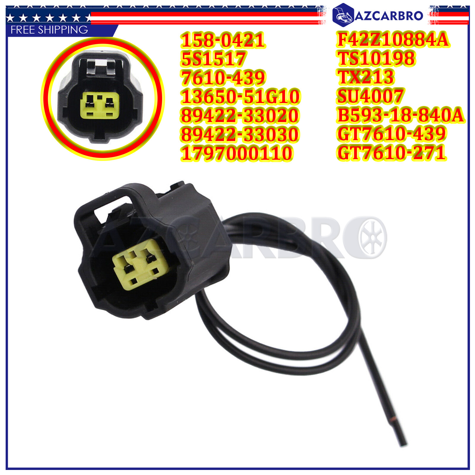 Wires Connector of Coolant Temperature Sensor TX40 for Mazda Lexux ...