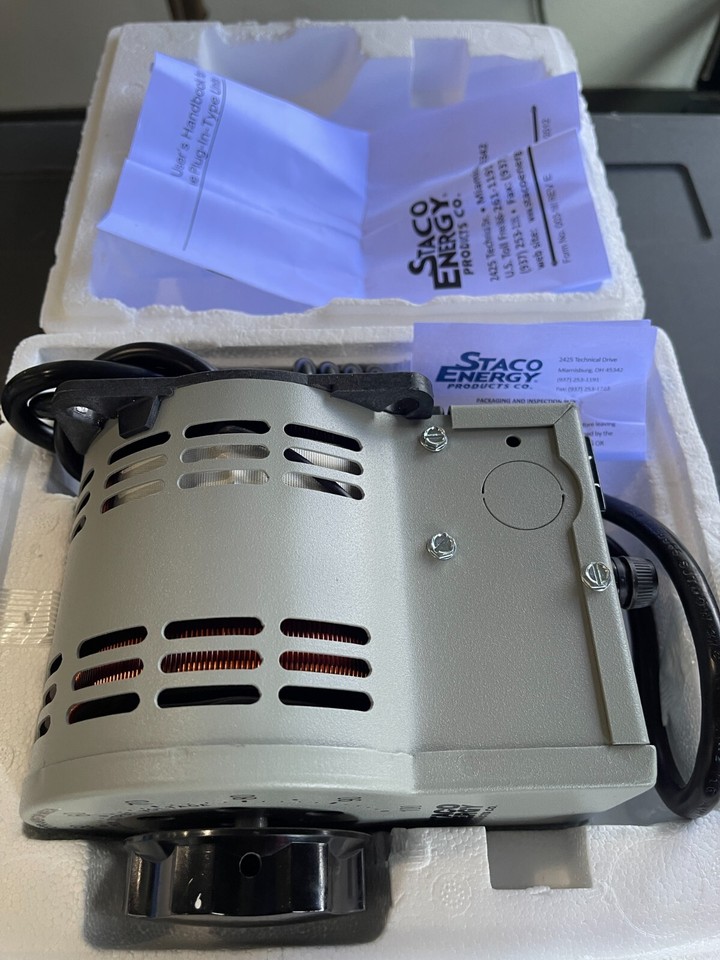 STACO ENERGY Type 3PN1010B INPUT 120 V 50/60Hz Autotransformer | eBay