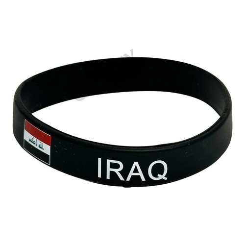 Iraq Bracelet / Iraq Flag Silicone Rubber Bracelet | eBay