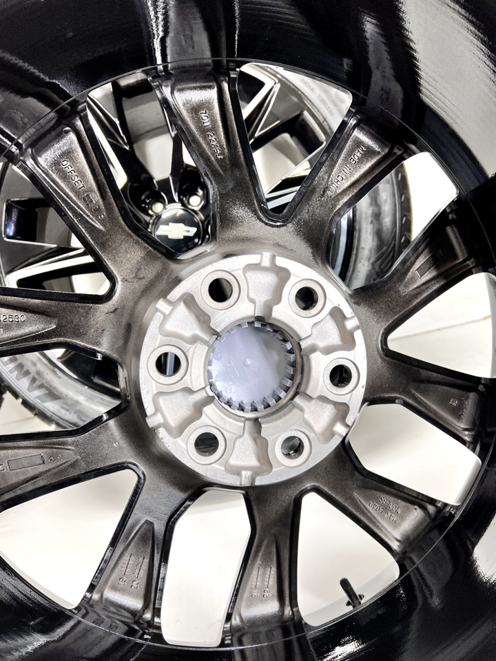 22" CHEVY TAHOE SUBURBAN RST FACTORY 22 WHEELS TIRES OEM RIMS SILVERADO ...