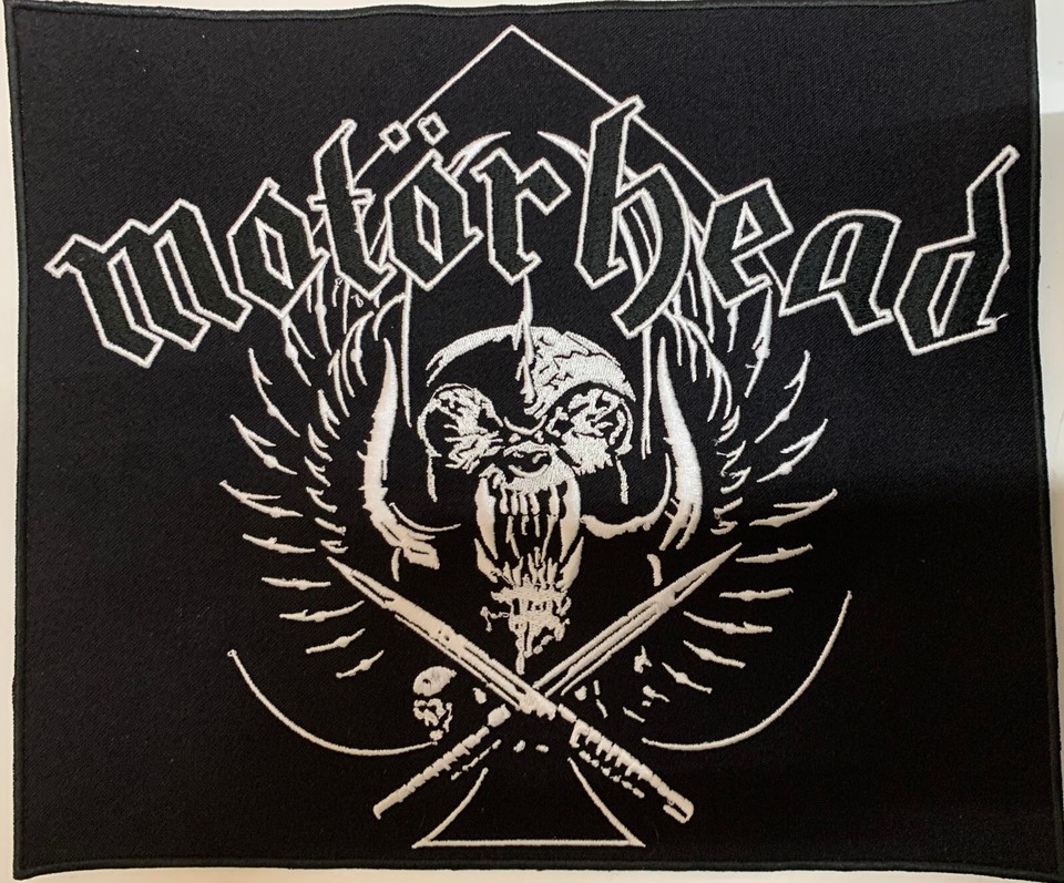 Motorhead Bastards 12"x10" (30x25cm)Large embroidered back patch vest sew-on | eBay