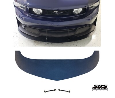 FRONT SPLITTER & 2 SUPPORT RODS for 2010-2012 Mustangs w/ Boss 302, C/S ...