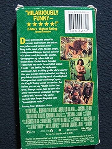 George of the Jungle [VHS] [VHS Tape] [1997] 786936047721 | eBay