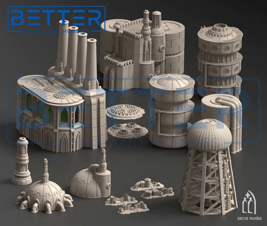 Phyrus II - Forge World, 3d printed terrain, For Warhammer 40k, EPIC ...