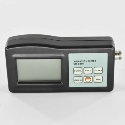 New Digital Vibration Meter Tester Gauge +CD Software Cable VM6360 ...