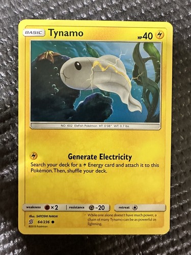 Tynamo #64/236 Unified Minds Common Pokemon Card | eBay