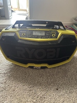 Ryobi Cordless Site Radio Stereo Bluetooth Wireless FM Speaker | eBay UK
