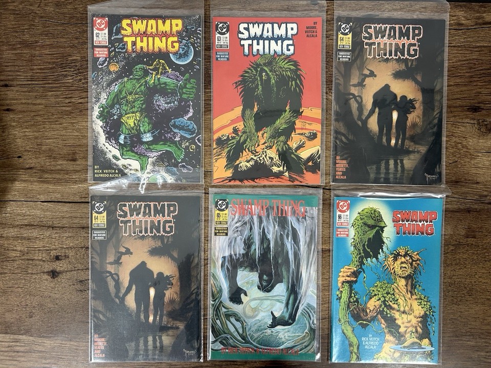 The Saga Of Swamp Thing - Alan Moore DC Comics Big Swamp Thing Lot ...