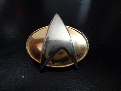 Vintage 1988 Star Trek Communicator Badge Pin | eBay