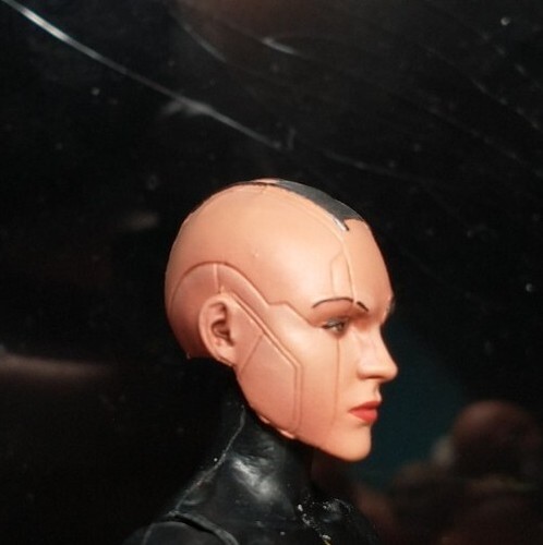 HEAD ONLY Marvel Legends Custom painted Head Female Sentinel skin tone ...