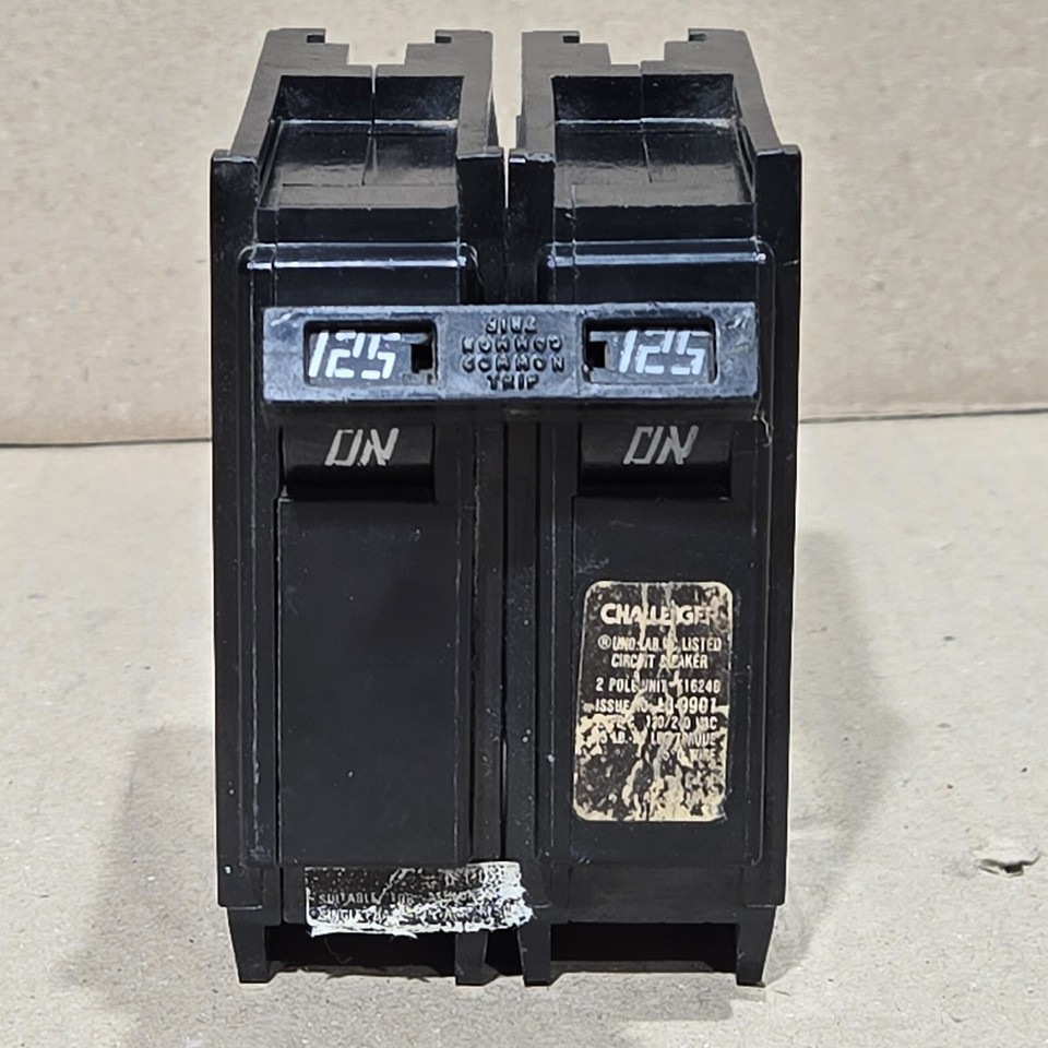 Challenger C2125 125A 2 Pole 120/240V Circuit Breaker. | eBay