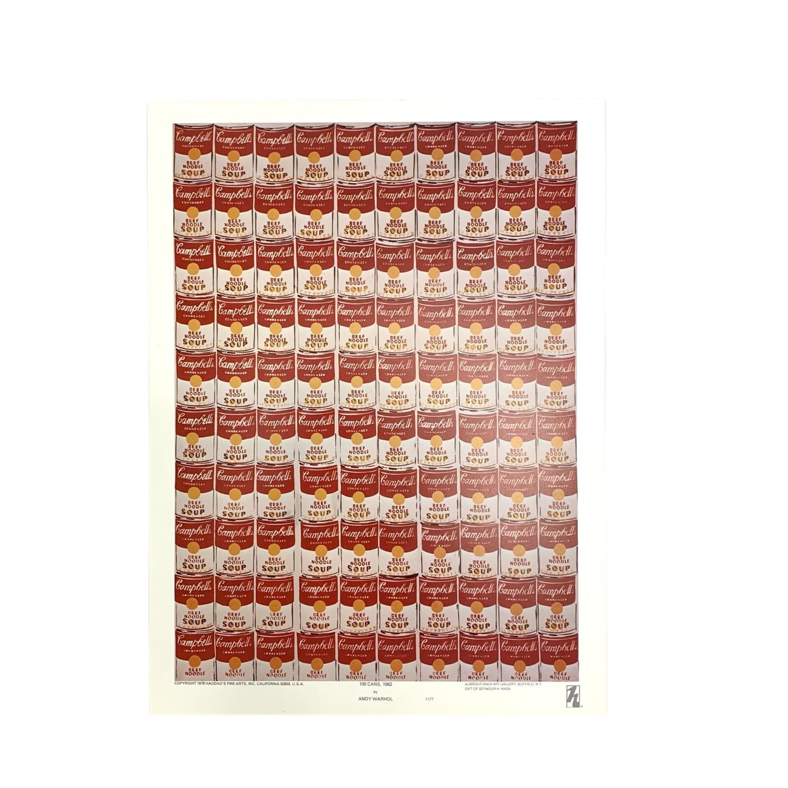 Andy Warhol 100 Soup Cans