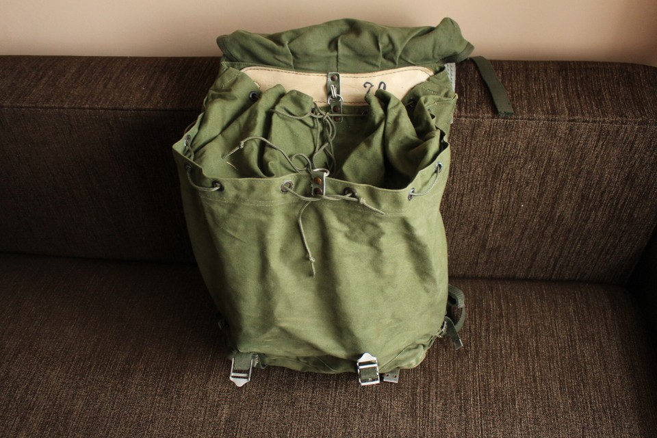 Swedish Army rucksack ST Airforce Canvas Backpack with Frame BEST ...