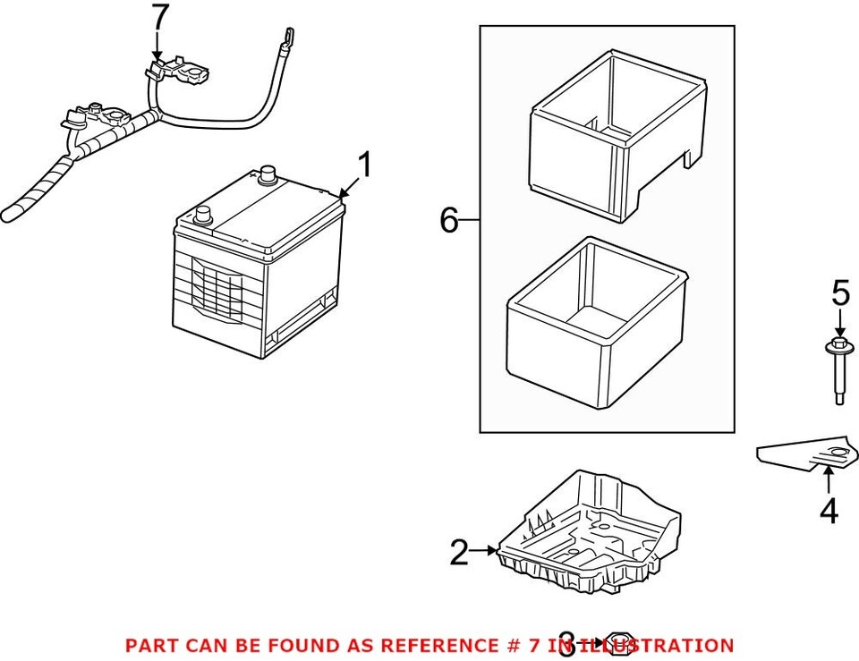 Genuine OEM Mopar Battery Cable Harness For Jeep Compass Patriot ...