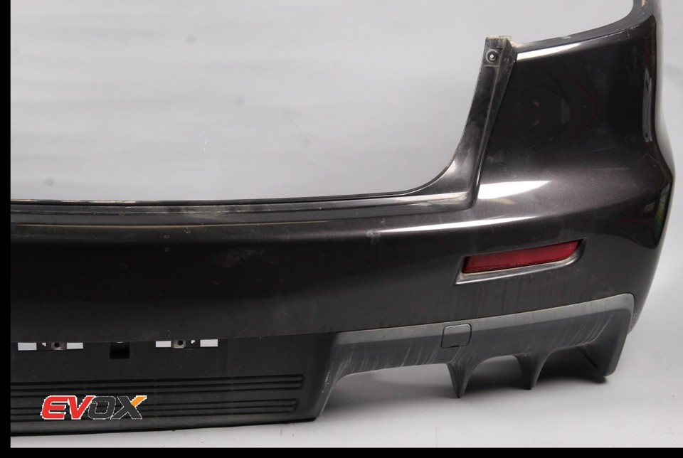 08-15 MITSUBISHI LANCER EVOLUTION EVO X REAR BUMPER COVER PHANTOM BLACK ...