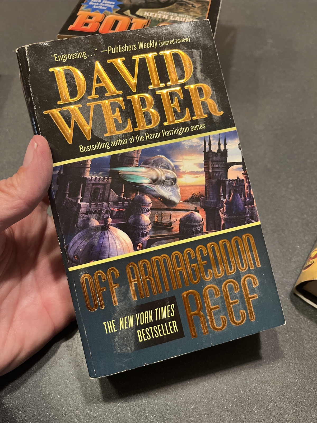 LOT 12 ALL DAVID WEBER BOOKS HONORVERSE WORLD OF HONOR OUT OF DARK ...