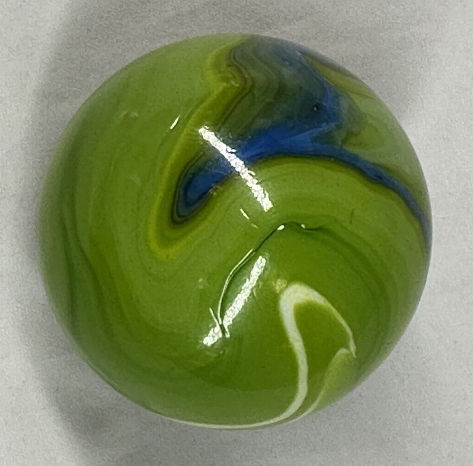 Toe Breaker 50mm (2") MERMAID Green/Blue Swirl Marbles glass Toebreaker ...