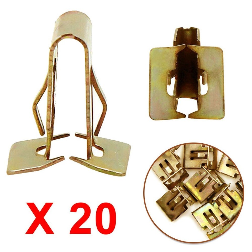 Useful Metal Retainer Clip Part Practical Replacement 20PCS Car ...