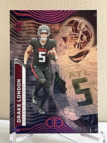 2022 Panini Illusions Drake London Trophy Collection Dots Rookie #6 ...