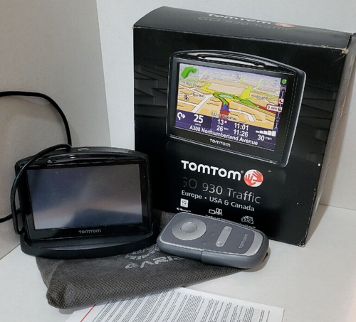 TomTom Go 930 Traffic Europe USA & Canada with Map Share with ...
