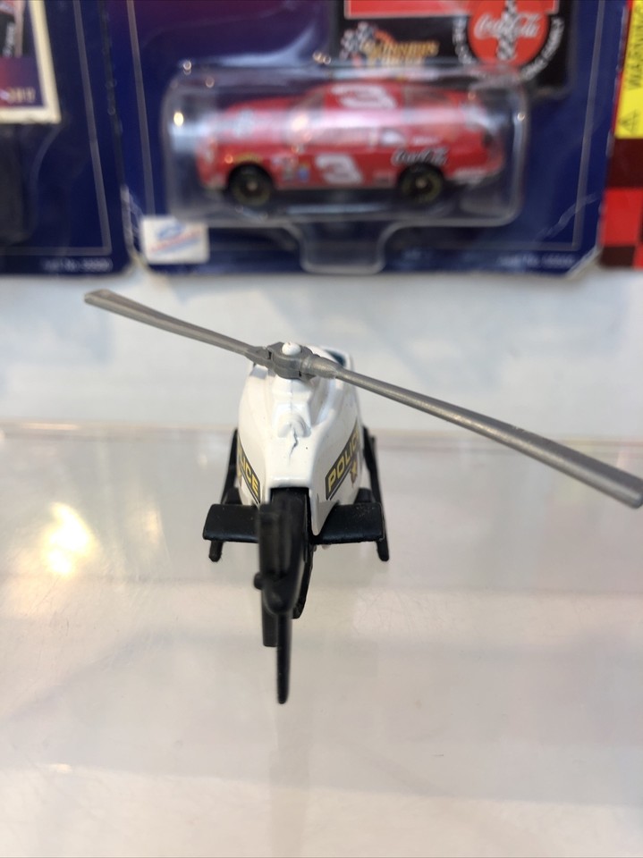 1989 Mattel Hot Wheels Proper Chopper #165 Police Unit 45 Helicopter 1: ...