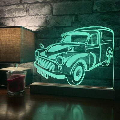 Morris Minor Van Night Light - Display Light - Morris Minor Classic Car ...