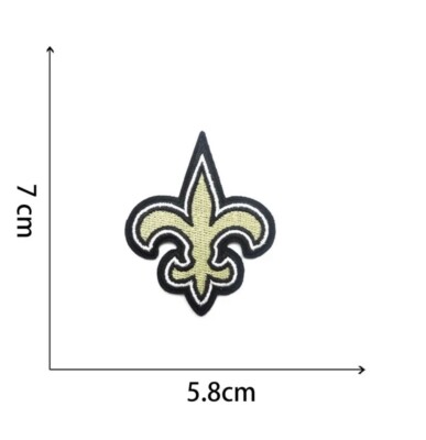 New Orleans Saints NFL Patch Iron/Sew On Football Embroidered | eBay