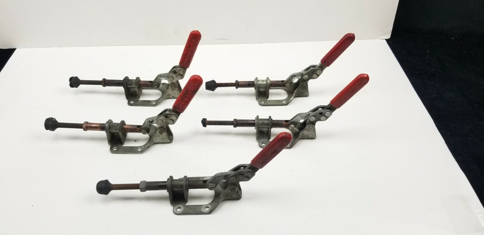 Lot of 5 De-Sta-Co Model 605 Pull Straight Action Clamp 300 Lb Load ...
