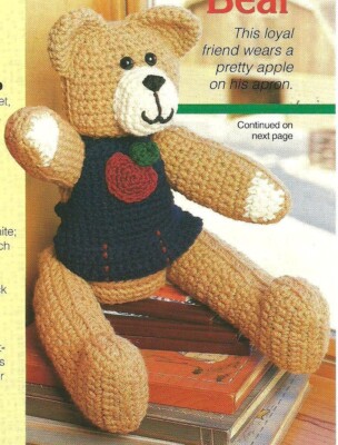 Jonathan Bear Toy crochet pattern instructions | eBay