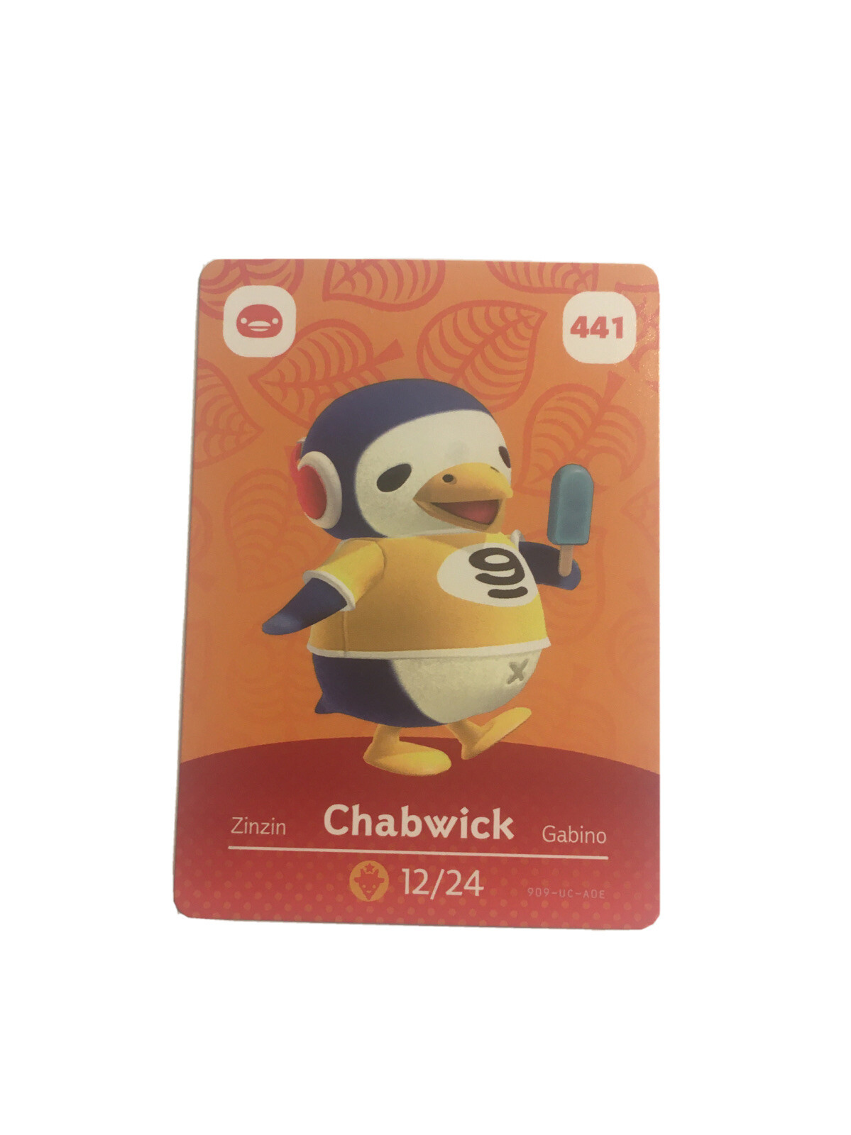 441 CHABWICK Animal Crossing Amiibo Series 5 Card AUTHENTIC Mint! | eBay