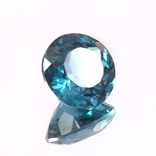 8.80Ct Natural Indicolite Blue Green Tourmaline Round Loose Gemstone ...