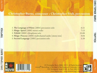 CHRISTOPHER BURNS: TRIPTYCH NEW CD 726708676124| eBay