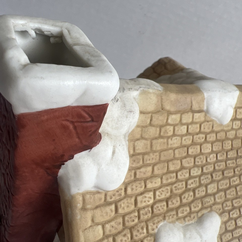 THATCH ROOF COTTAGE HOUSE HOME Christmas Village Ceramic Building TI ...