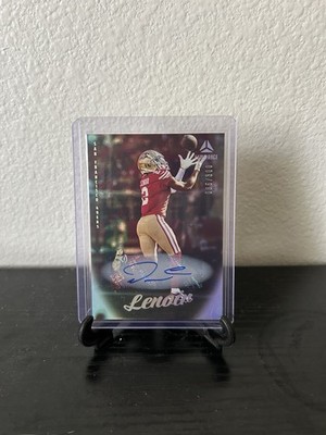 DEOMMODORE LENOIR 2025 LUMINANCE AUTOGRAPH FOOTBALL 49ERS AUTO /300 ...