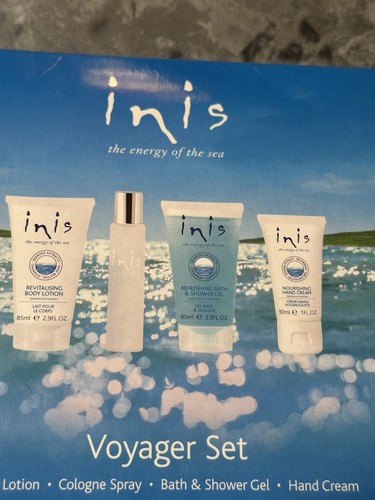 NEW Inis Voyager Gift Set perfume lotion body wash travel hand cream | eBay