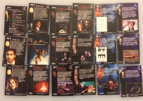 Lot of 18 Topps X-FILES SERIES 2 Trading Cards 1996 NM | eBay