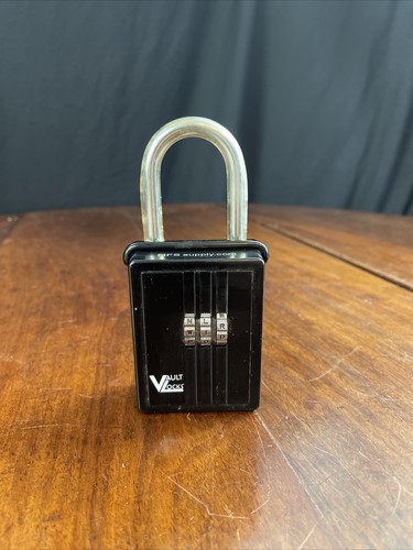Vault Locks Lockbox for Door Key Storage 3 Letter Lock Box Hinged Door ...