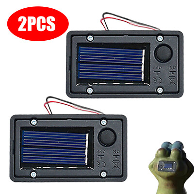 2x Rectangular Garden Solar LED Light Battery Box Replacement DIY Led ...