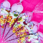 Personalised Pre Filled Pink Millions Sweet Cones Party Bags Birthday ...