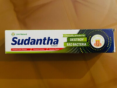 Link Natural Sudantha toothpaste (Clinically proven to destroy Bad ...
