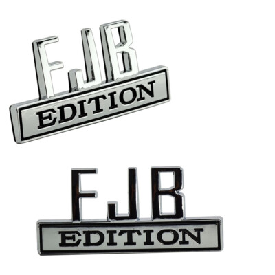 2pc Set FJB EDITION emblem Badges fits Fender Car Truck USA Redneck ...