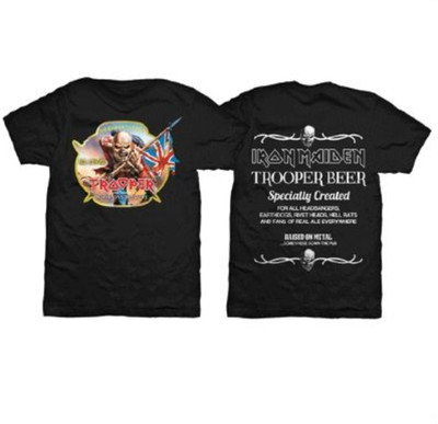 IRON MAIDEN: Beer-Loving Canucks Welcome Trooper Ale,T-Shirt Double ...