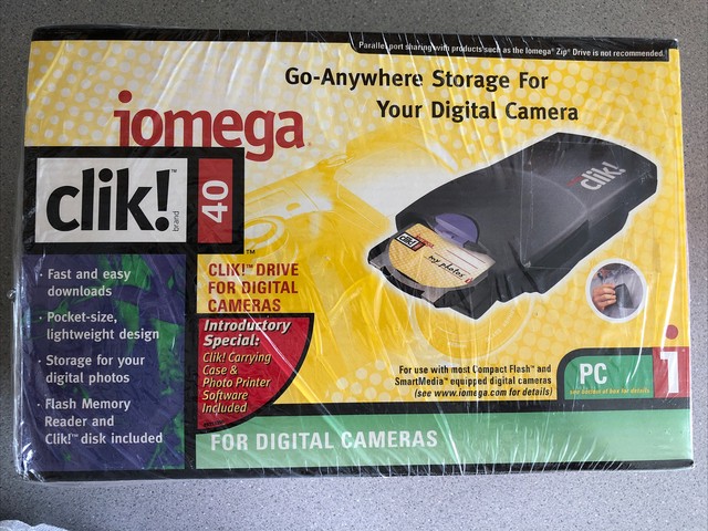 Iomega Clik Drive for Digital Cameras (12021) External Clik Drive for ...