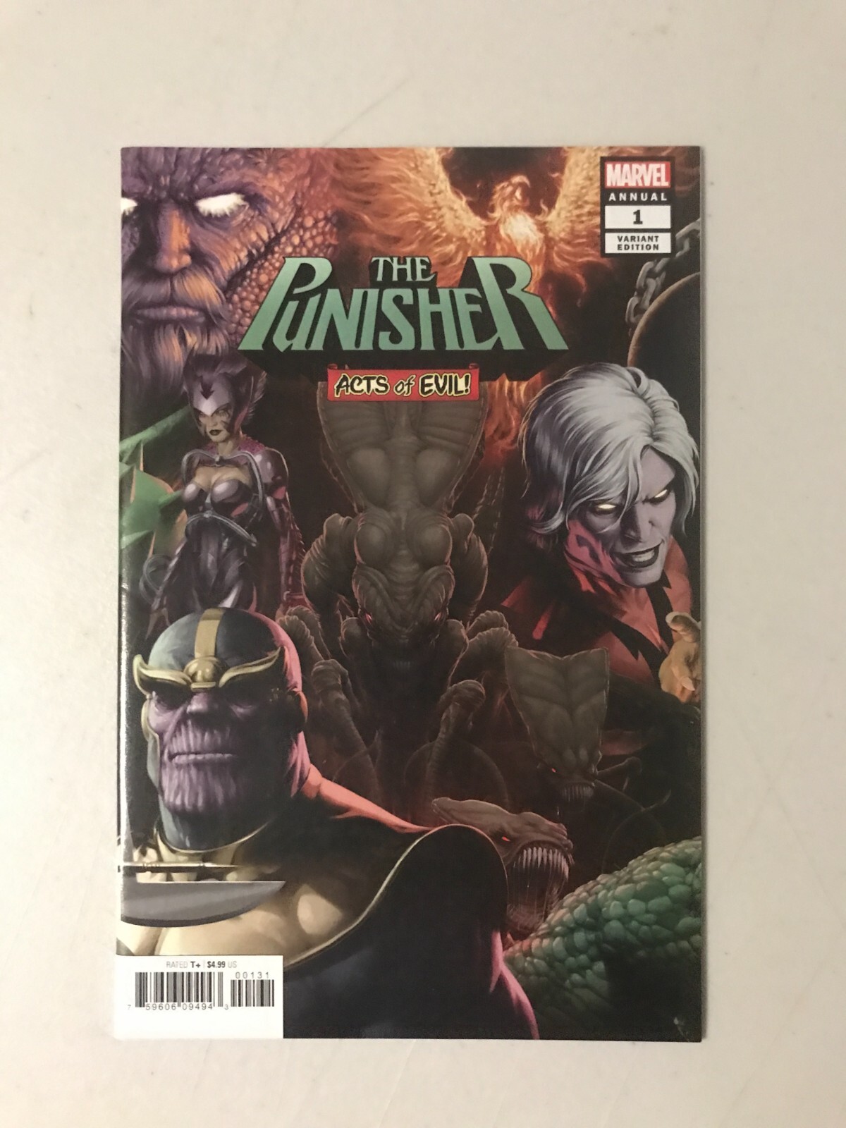 THE PUNISHER - ANNUAL #1 NM JOHN TYLER CHRISTOPER JTC VARIANT MARVEL ...