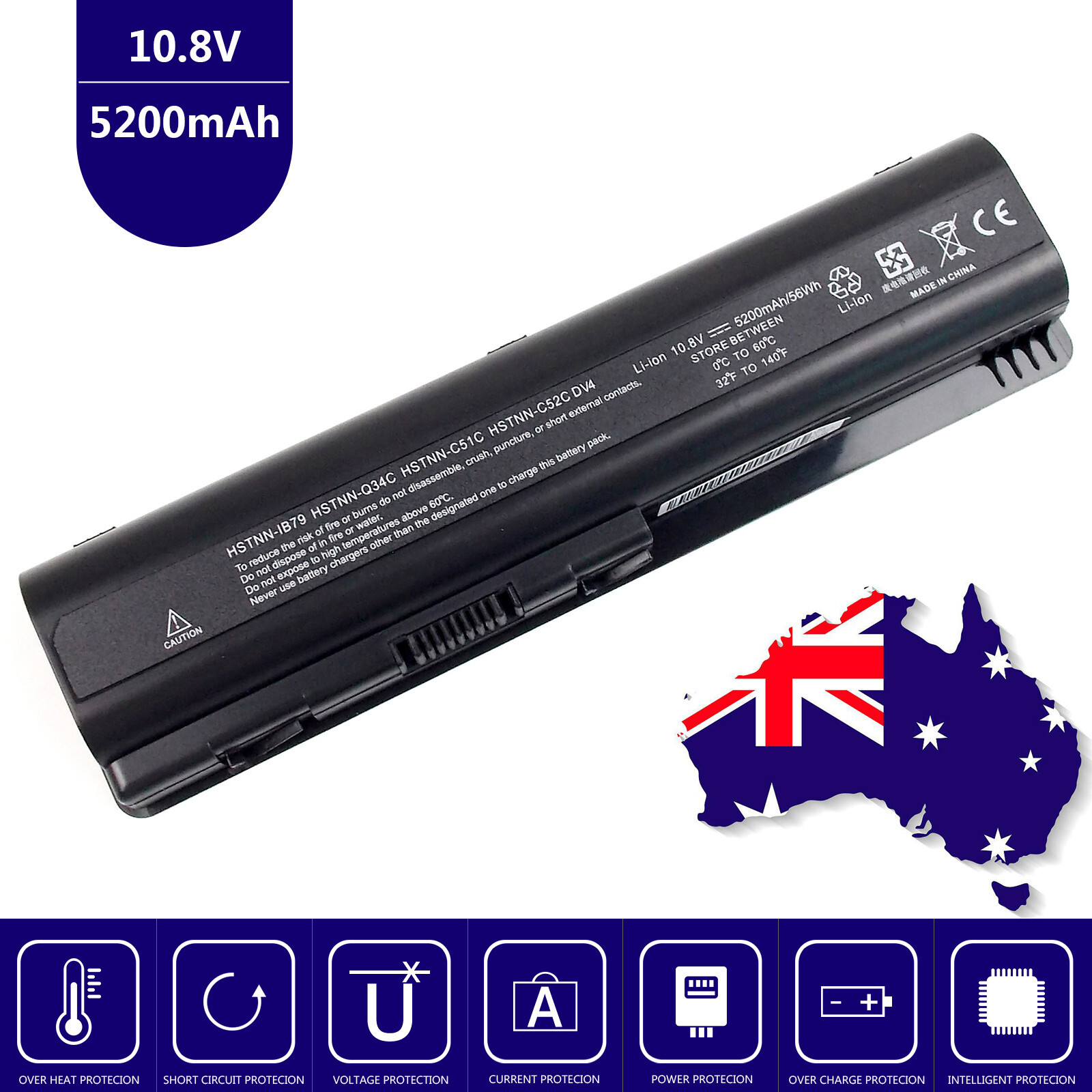 Laptop Battery for HP Compaq Presario CQ40-128AX CQ60-106EL CQ45-136TX ...