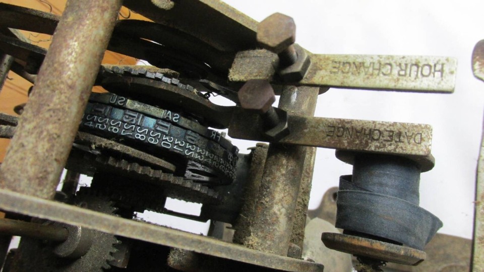 Antique IBM International Time Recorder Time clock time stamp parts | eBay