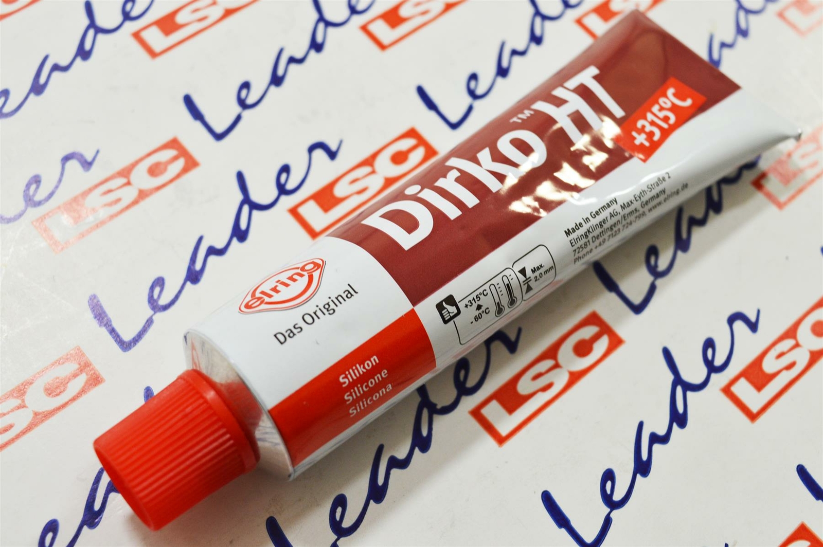 GENUINE ELRING SILICONE SEALING COMPOUND - DIRKO RED HIGH TEMP / HT ...