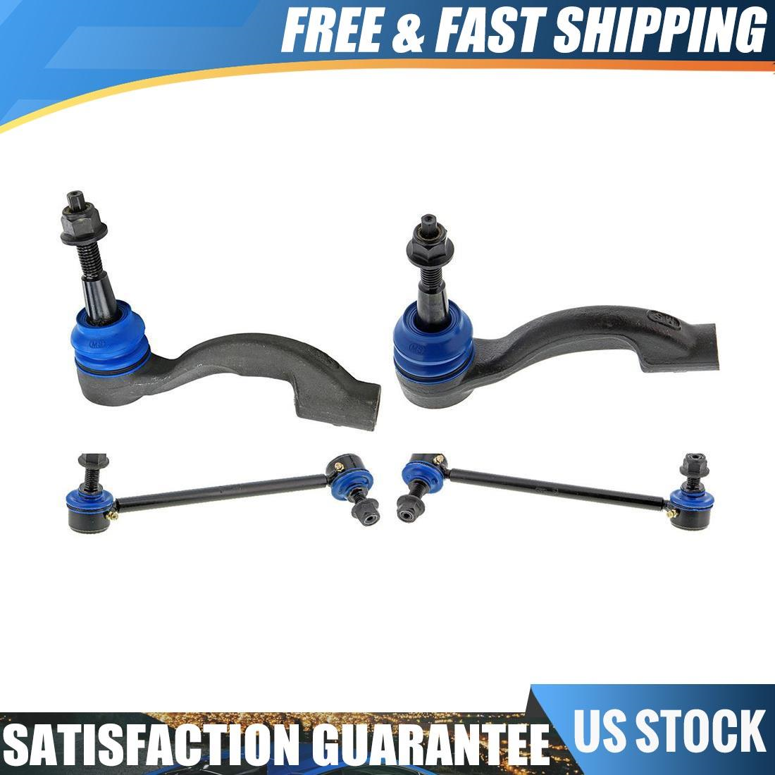 Mevotech 4X Front Tie Rod End Sway Bar Link For 2013-2016 Cadillac ATS ...
