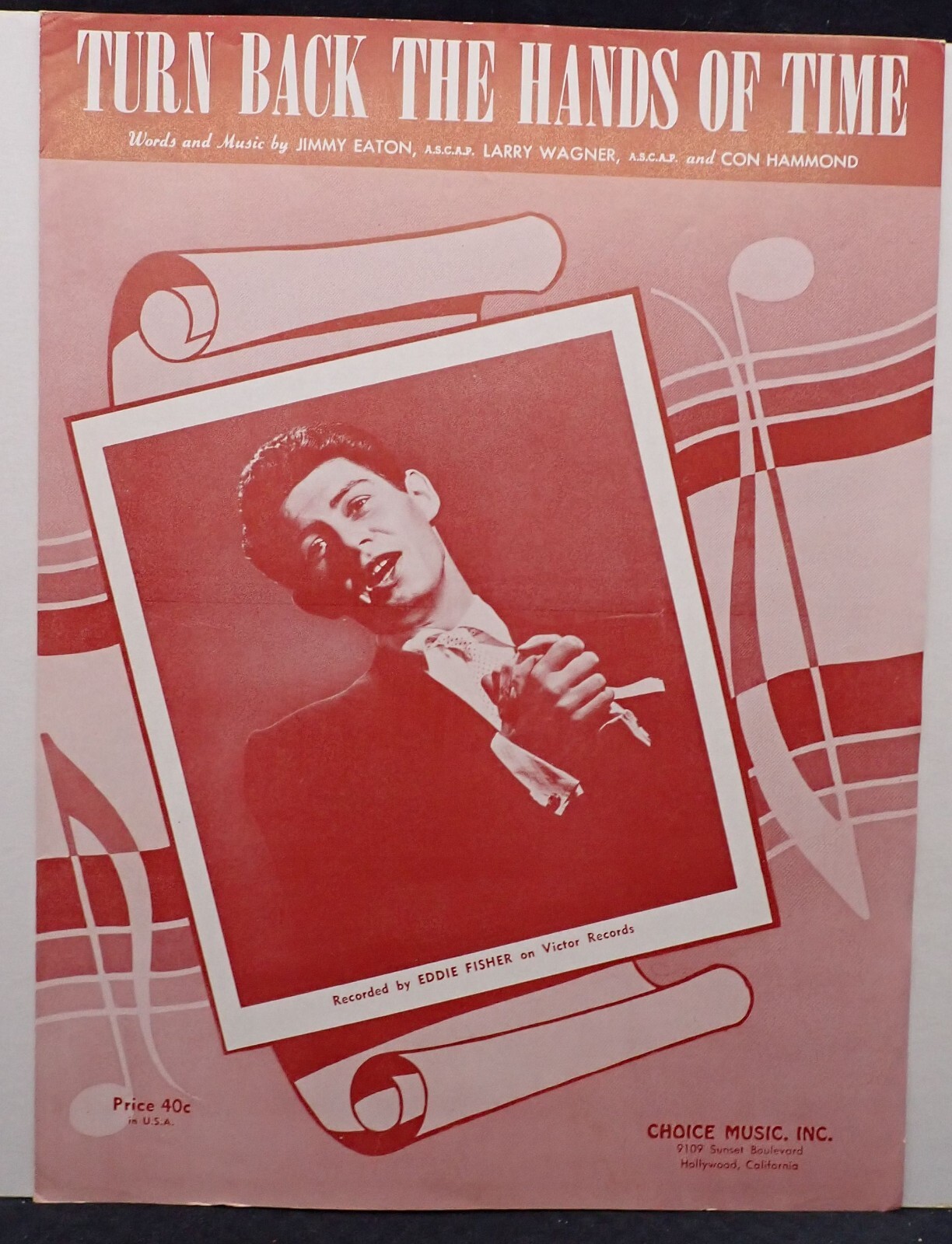 Turn Back the Hands of Time - Eaton, Wagner & Hammond - Sheet Music ...