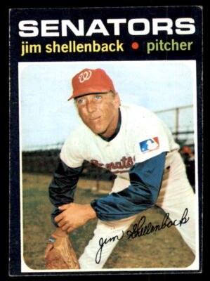 1971 Topps Baseball #351 Jim Shellenback EX | eBay